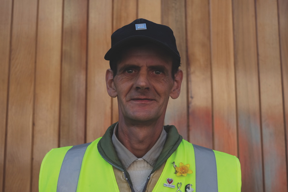 Big Issue North vendor Mark Oldham - Big Issue North