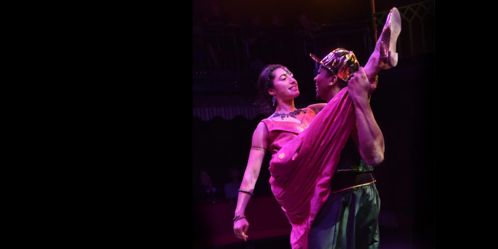 The Princess(Dora Rubinstein) dances with Aladdin(Marcquelle Ward ...